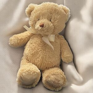 Gund | Toys | Baby Gund My First Teddy Plush Tan Bear Stuffed Animal ...